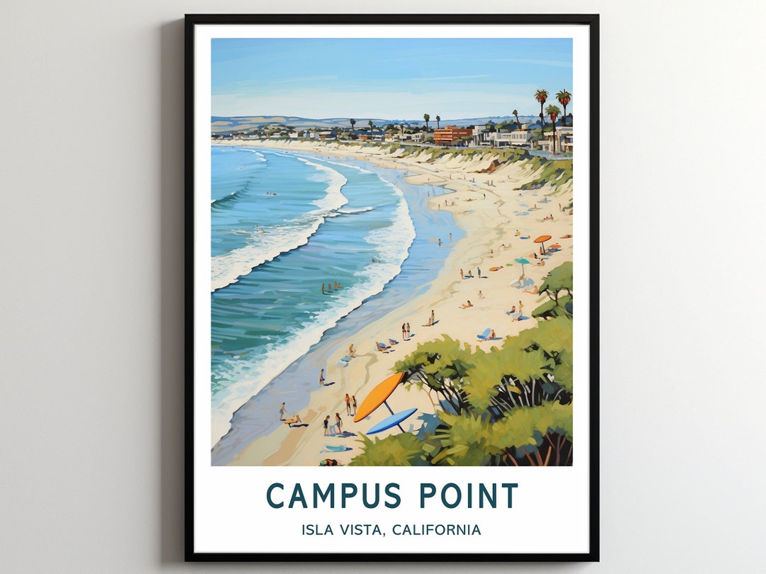 Campus Point Travel Print Wall Art Campus Point Surf Poster Campus ...