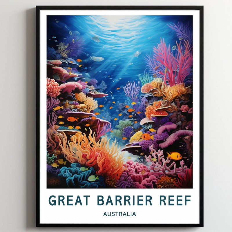 Great Barrier Reef Artwork - Etsy