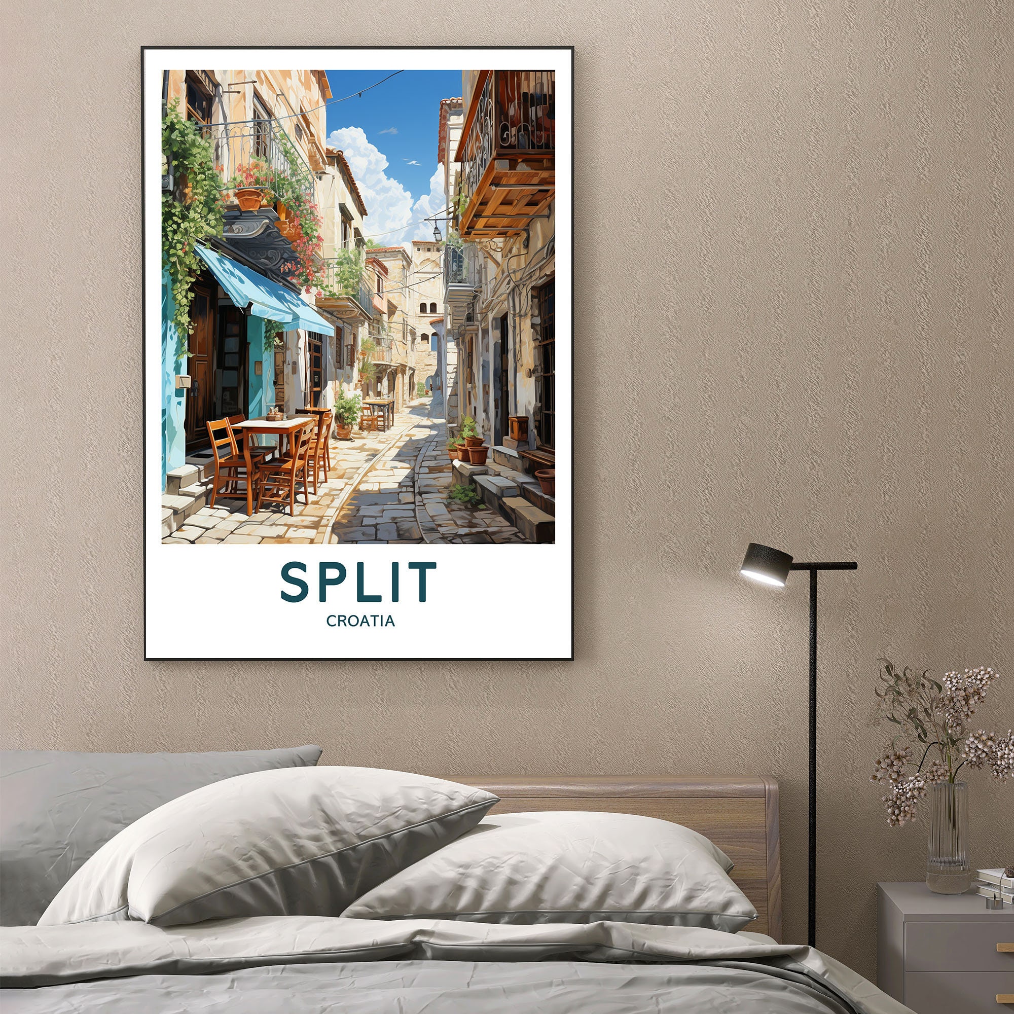 Split Travel Print Wall Art Split Wall Hanging Home Décor Split Gift ...