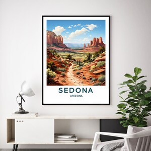 Sedona Travel Print Wall Art Sedona Wall Hanging Home Décor Sedona Gift ...