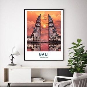 Bali Travel Print Wall Art Bali Wall Hanging Home Décor Bali Gift Art ...