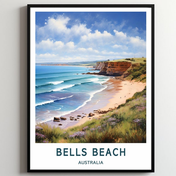 Bells Beach Poster - Etsy