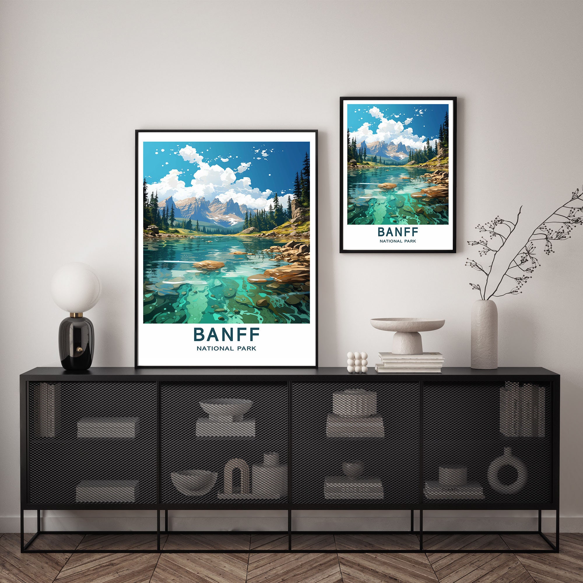 Banff Travel Print Wall Art Banff Wall Hanging Home Décor Banff Gift Art Lovers National Park ...