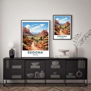 Sedona Travel Print Wall Art Sedona Wall Hanging Home Décor Sedona Gift ...
