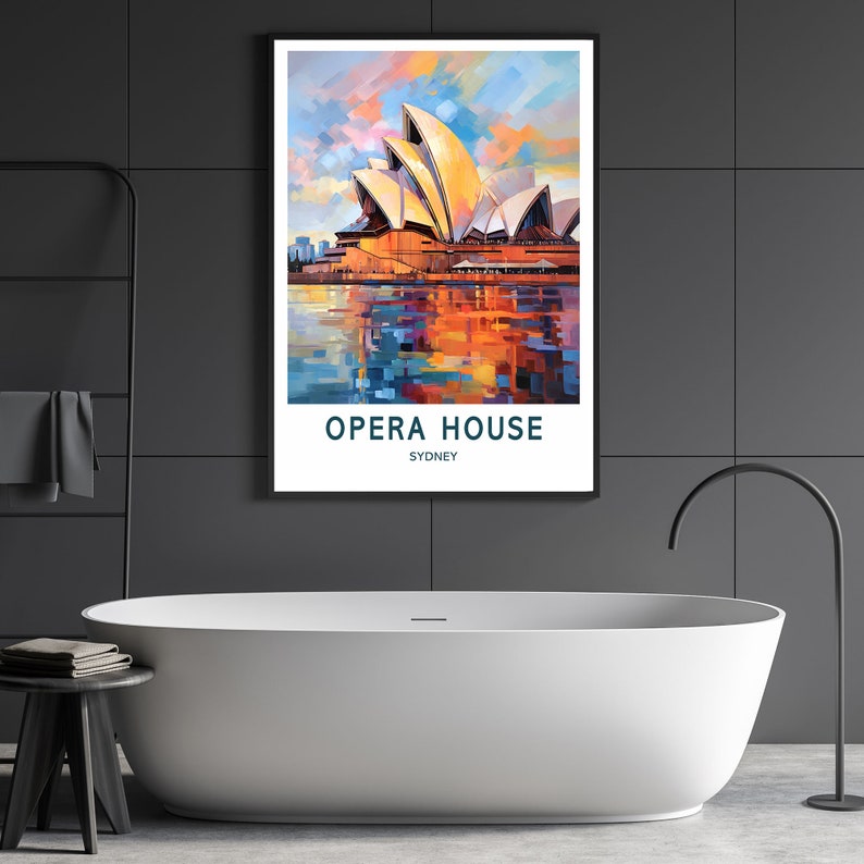 Opera House Sydney Travel Print Wall Art Opera House Sydney - Etsy
