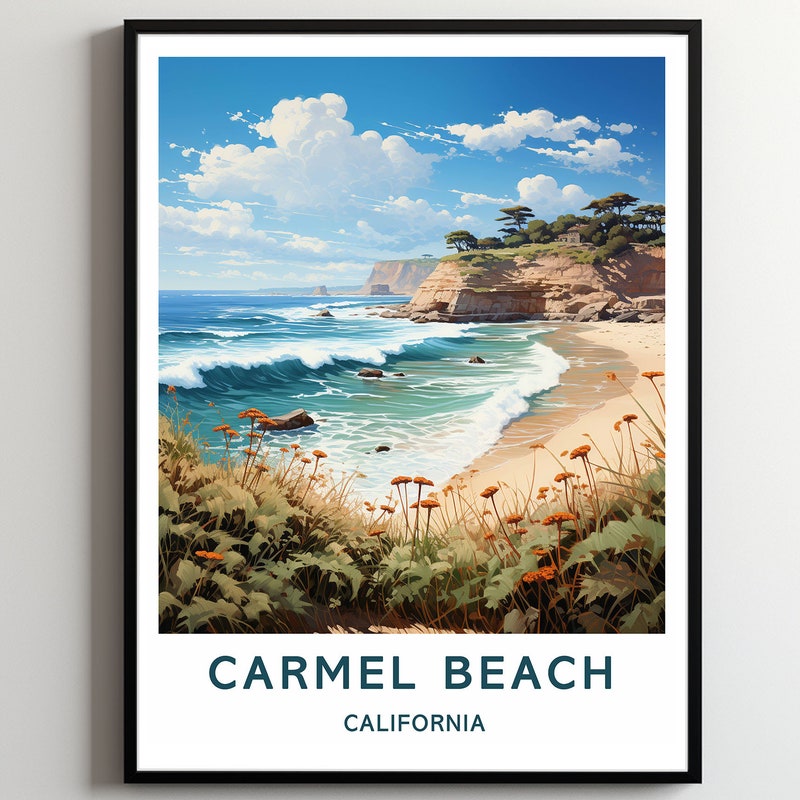 Carmel by the Sea Poster - Etsy