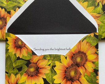 Sunflower Seed Packet Printable Primitive Vintage Sunflower Envelope ...