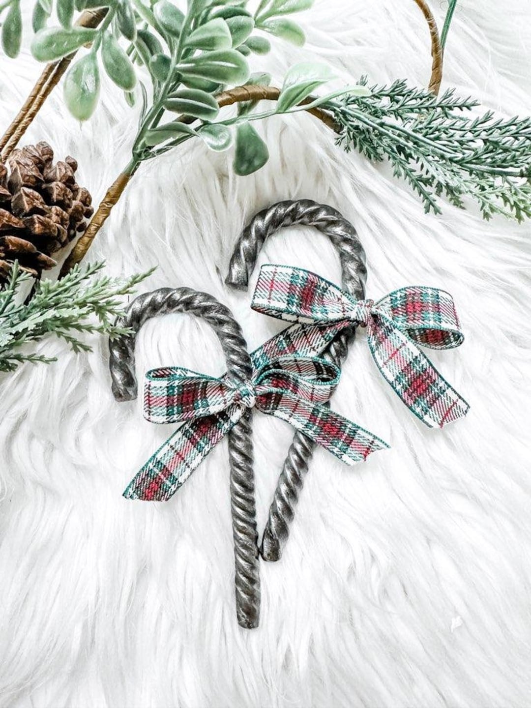 Hand Twisted Steel Candy Cane - Etsy