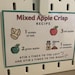 Apple Pie Sensory Bin Recipe Cards - Set of 3 - Printable (digital ...