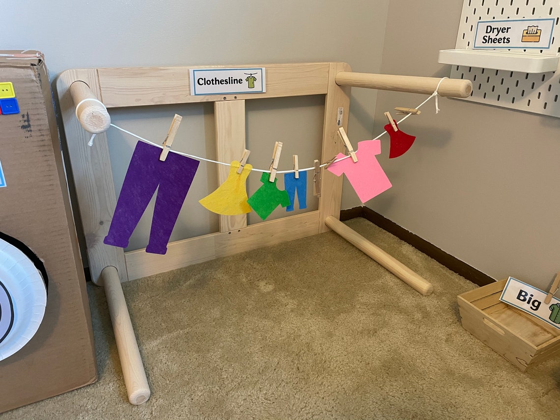 Laundry Dramatic Play Printable - Pretend Play Laundry Bundle Instant ...