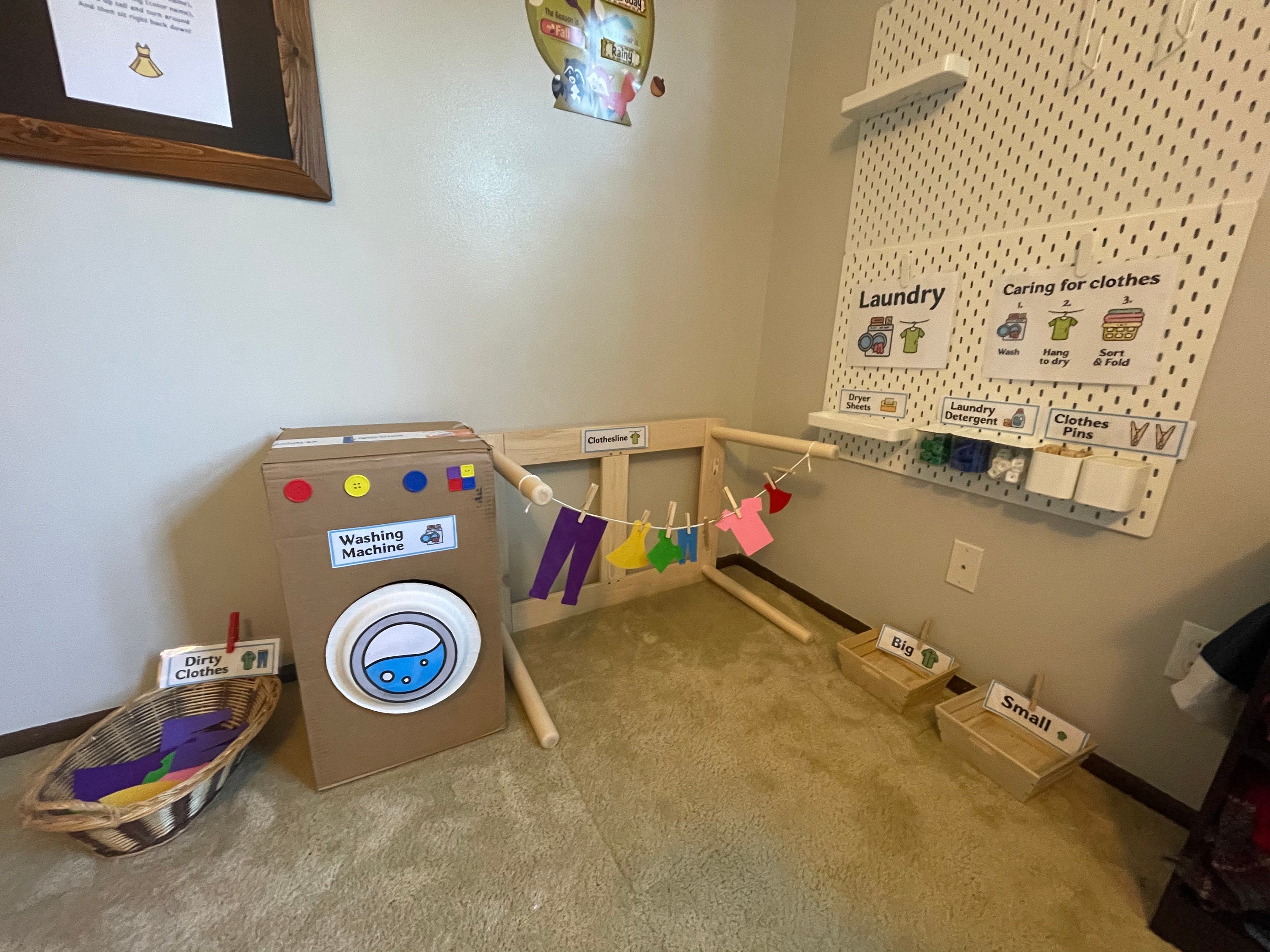 Laundry Dramatic Play Printable - Pretend Play Laundry Bundle Instant ...