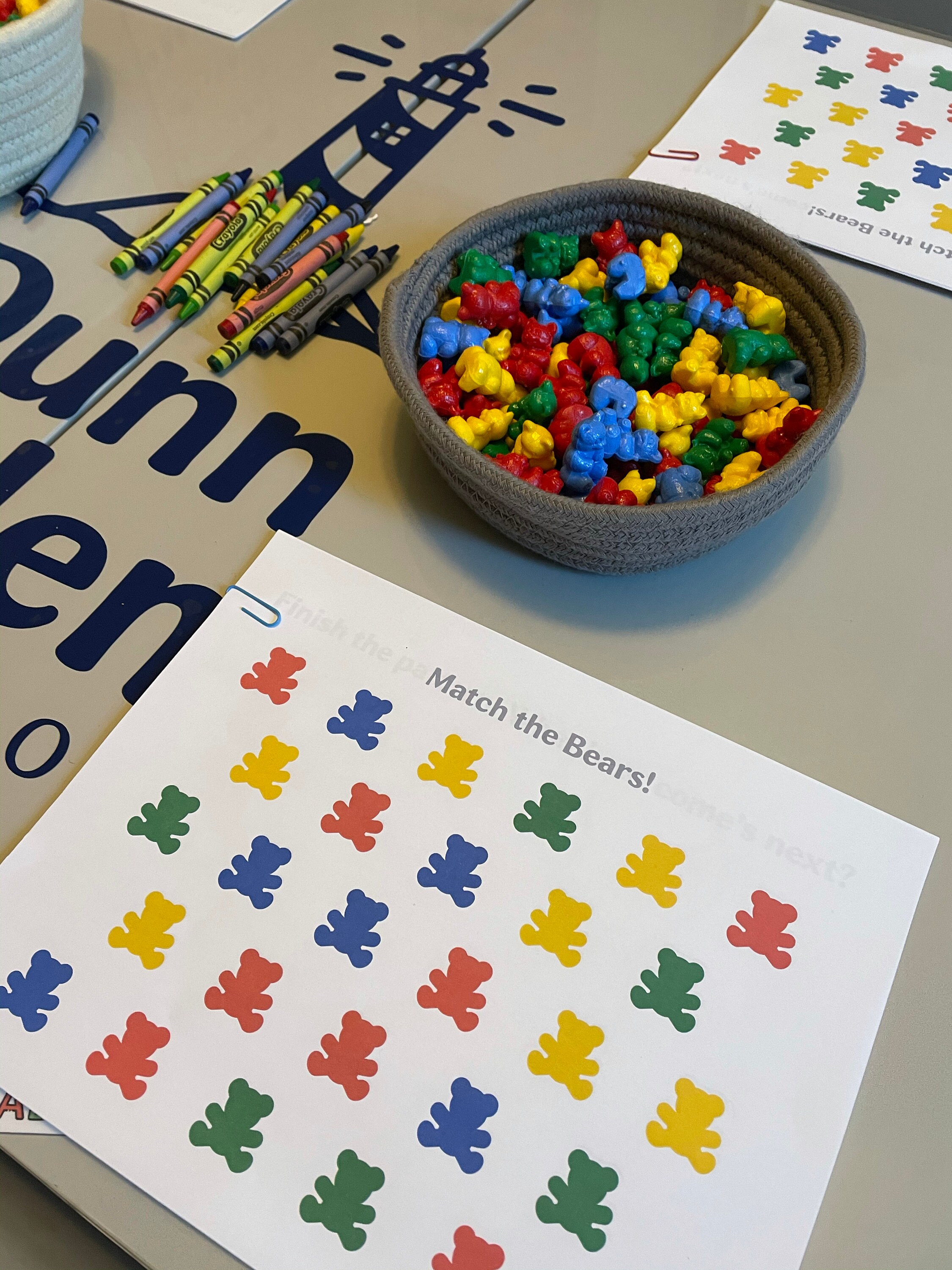 Color Counting Bears Worksheets - 4 Preschool Math Activities Bundle ...