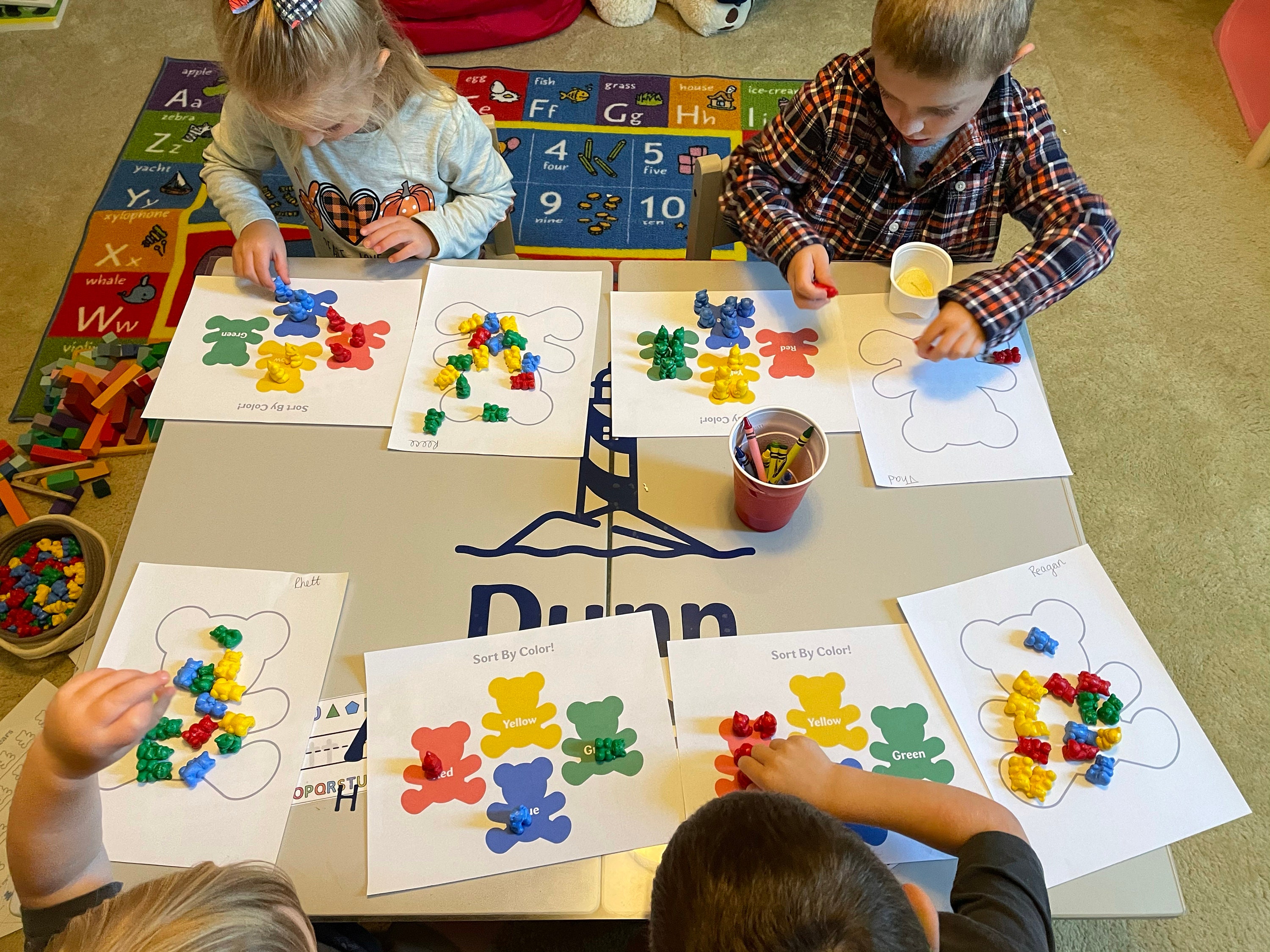 Color Counting Bears Worksheets - 4 Preschool Math Activities Bundle ...