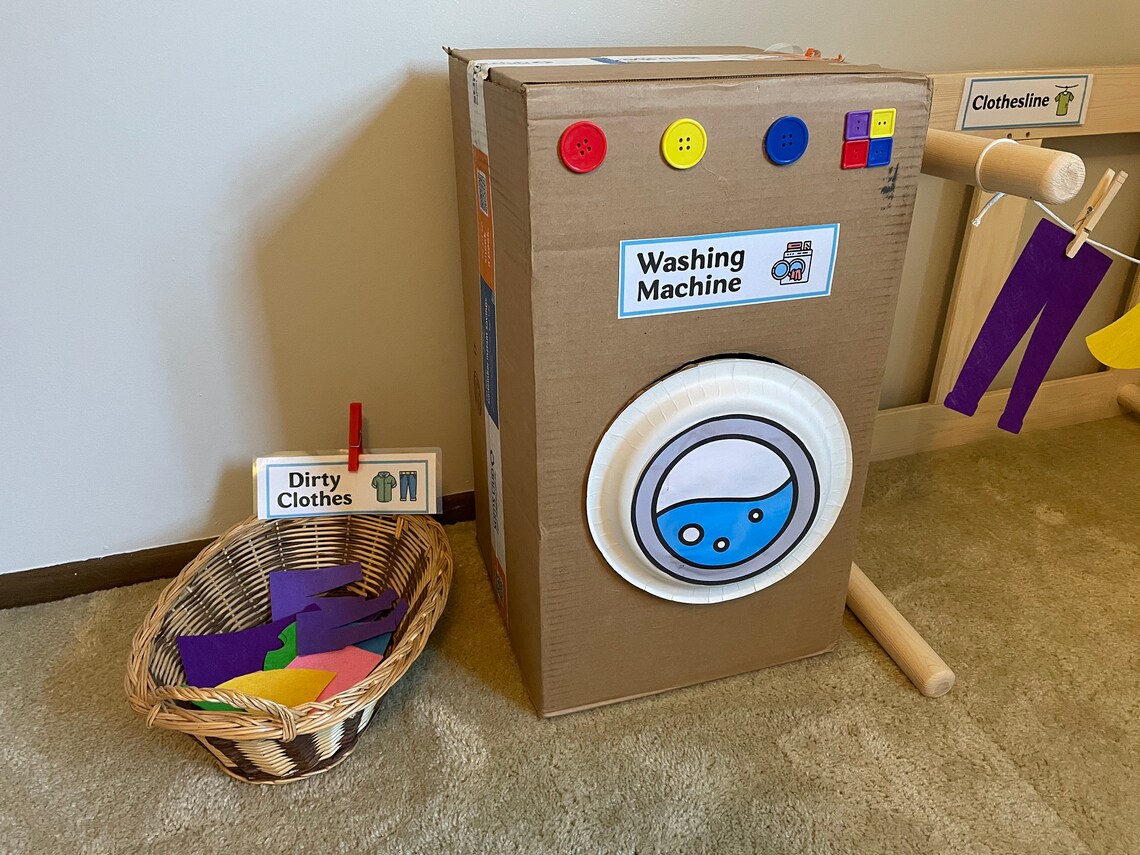 Laundry Dramatic Play Printable - Pretend Play Laundry Bundle Instant ...