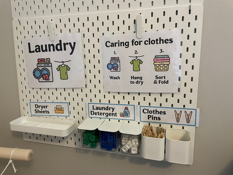 Laundry Dramatic Play Printable - Pretend Play Laundry Bundle Instant ...