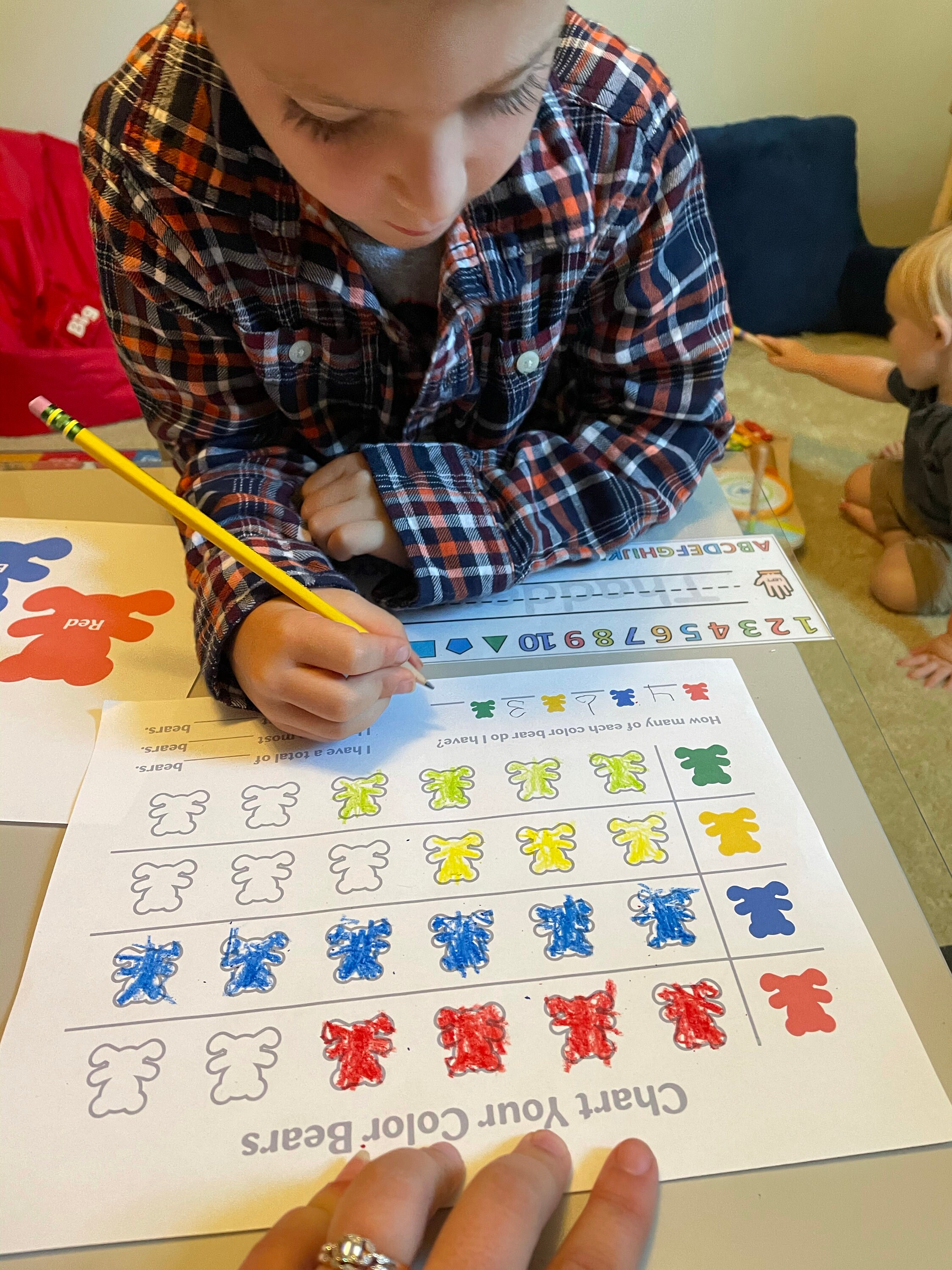 Color Counting Bears Worksheets - 4 Preschool Math Activities Bundle ...