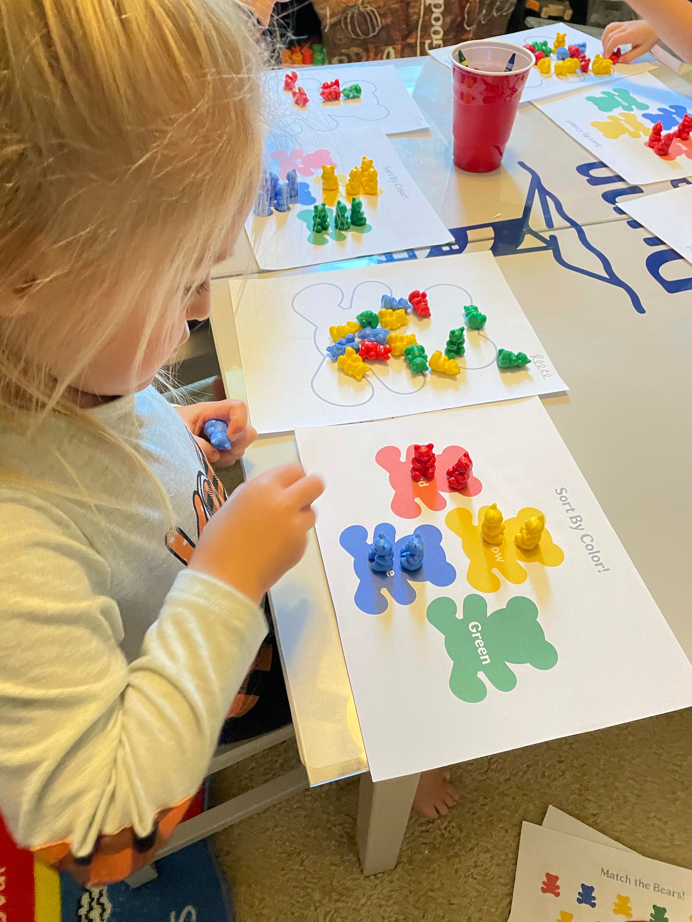 Color Counting Bears Worksheets - 4 Preschool Math Activities Bundle ...