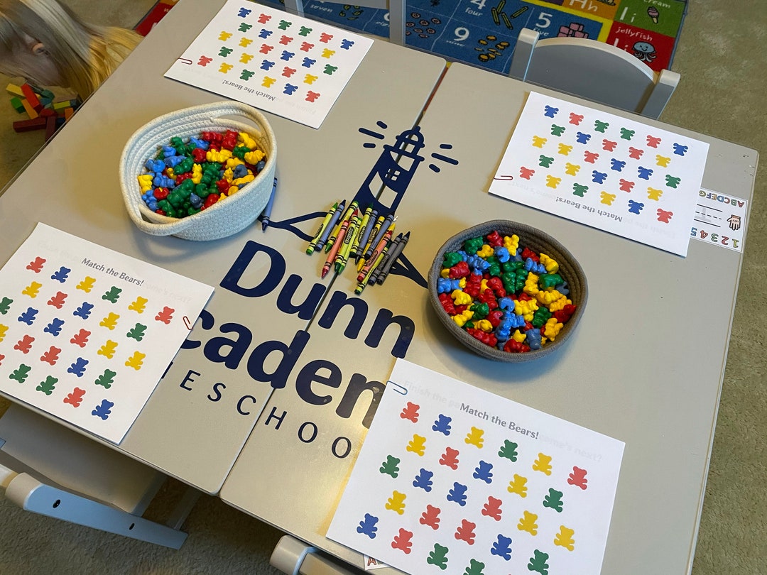 Color Counting Bears Worksheets - 4 Preschool Math Activities Bundle ...