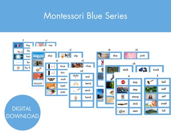 MONTESSORI BLUE SERIES Craft Stick Puzzles Montessori Language ...