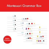Montessori Elementary Grammar Boxes Bundle [borders] - Language ...