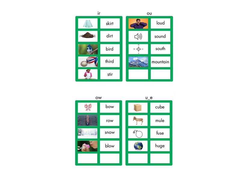 Montessori Blue Series | Language - Etsy