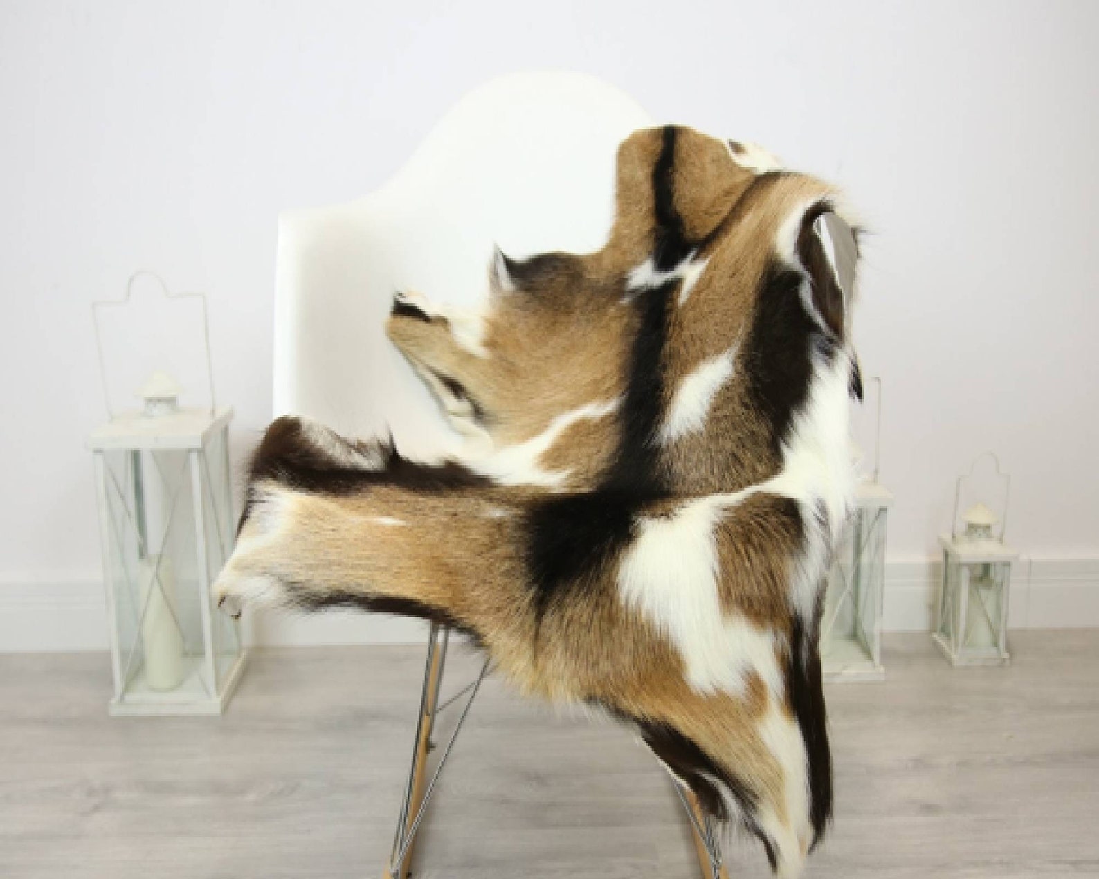 Genuine Goat Hide Rug - Pure Natural Goat Skin Rugs - All Sizes ...
