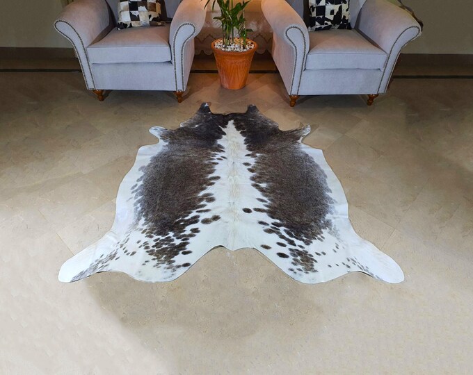 100% Natural Tri Color Luxurious Cowhide Animal Skin Cow Hide Area Rug ...