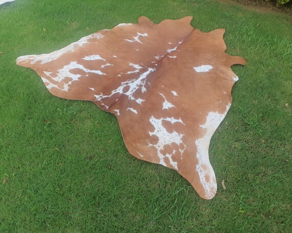 Brown Cow Hide-best Cow Hide-brown and White Rug-natural - Etsy