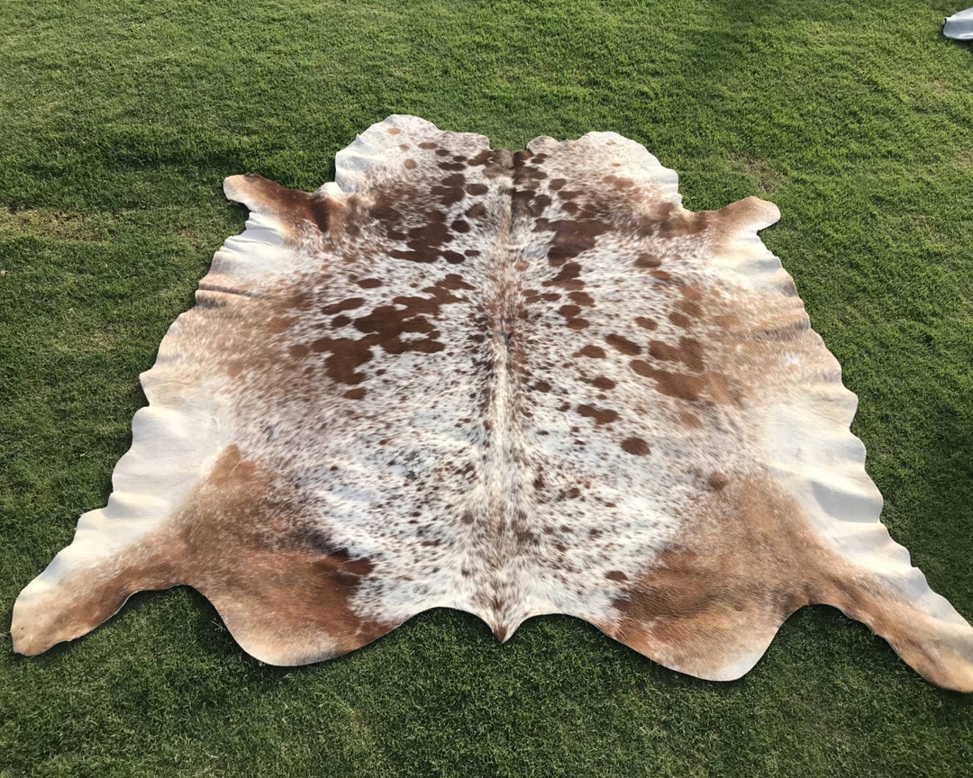 Large Brown and White Cowhide Rugs-cow Skin Rug-best Living Room Décor ...