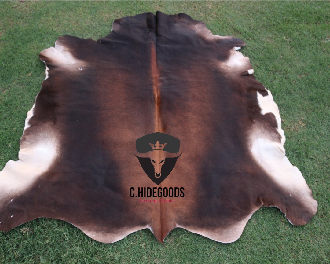 Large Brown Cowhide Rug Cow Hide Rugs Animal Skin Rugs large Brindle ...