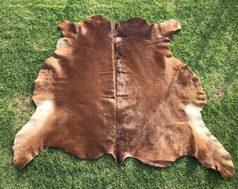 Natural Brown Cowhide Rug Hair on Brown Cow Skin Rug Cow Hide - Etsy UK