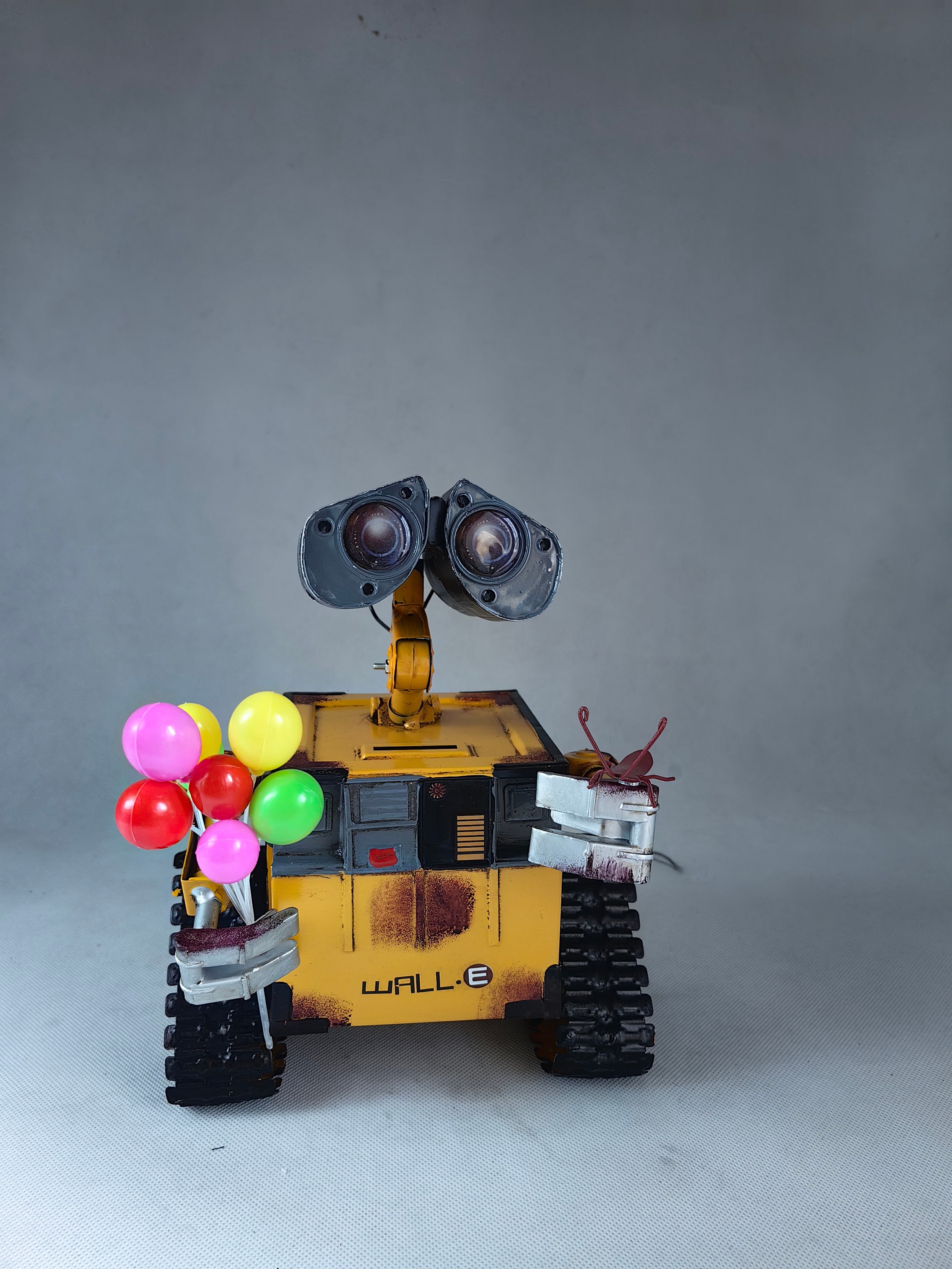 Pink Wall-e Metal Robot, Movable Head, Desk Decor - Etsy