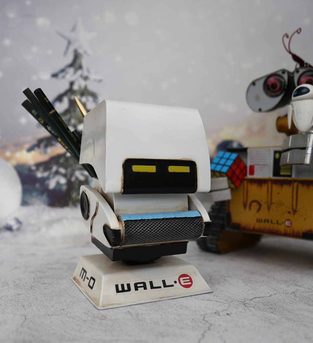 MO Cleaning Robot, MO Pen Holder, MO Robot Figure, Handicraft, Wall E ...