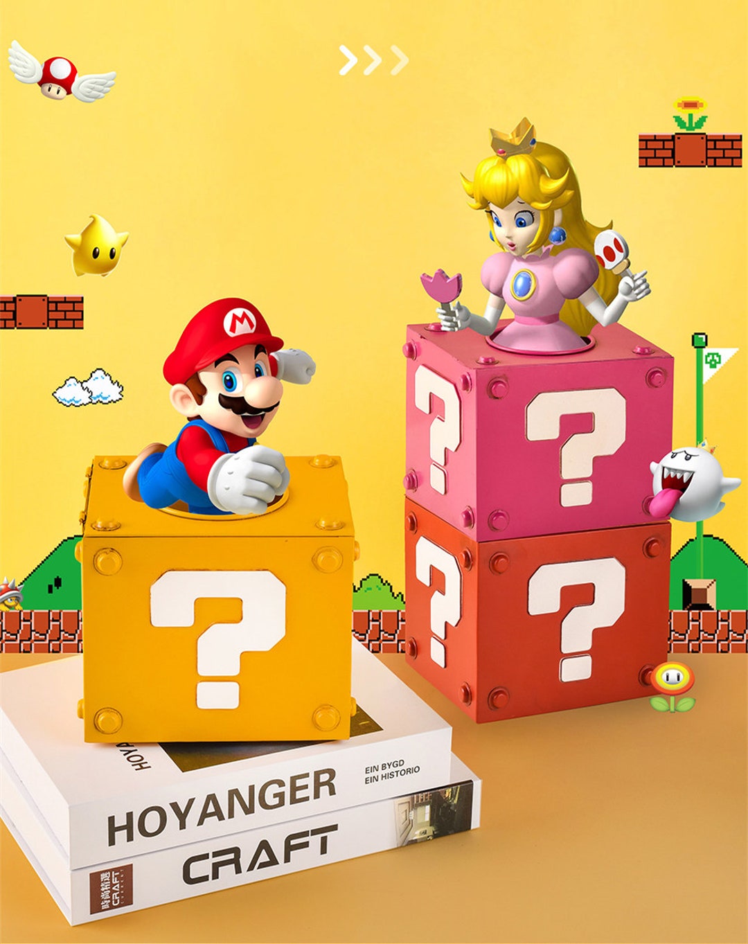Metal Mario Question Tissue Box, Colorful the Game Box Collection ...