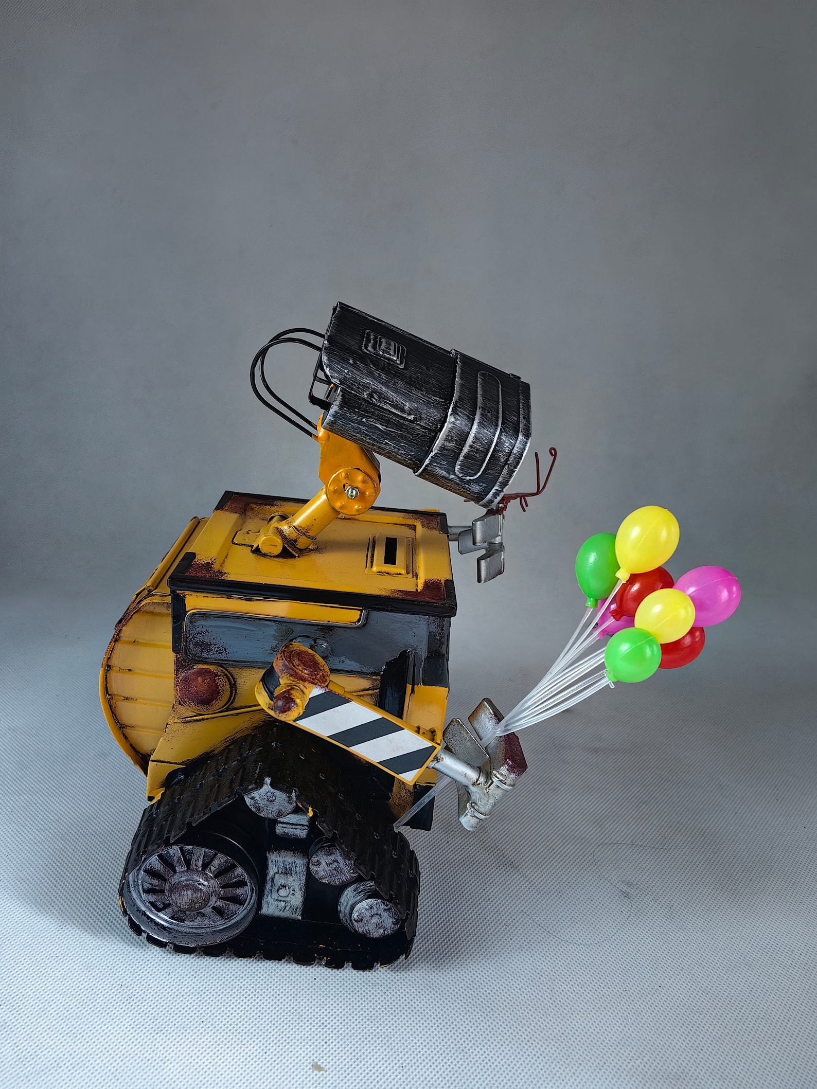 Pink Wall-e Metal Robot, Movable Head, Desk Decor - Etsy
