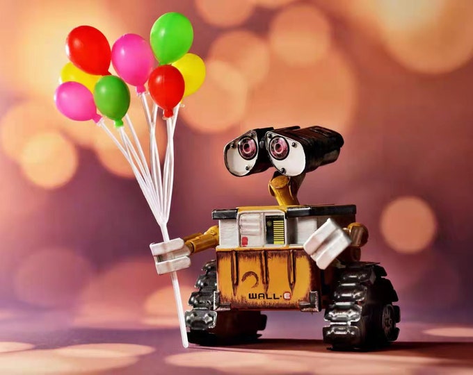 Mini Wall-e Robot 3D Figure, Handicraft, Wall E and Eve Robot,unique ...
