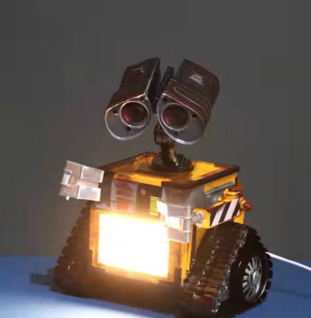 Wall-e Robot Desk Lamp, Steel Movie Character Light - Etsy
