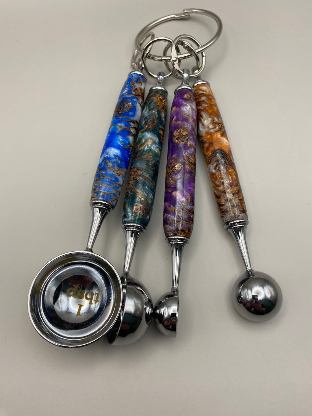 Beautiful Pine Cone Measuring Spoons Christmas Gift Housewarming Gift ...