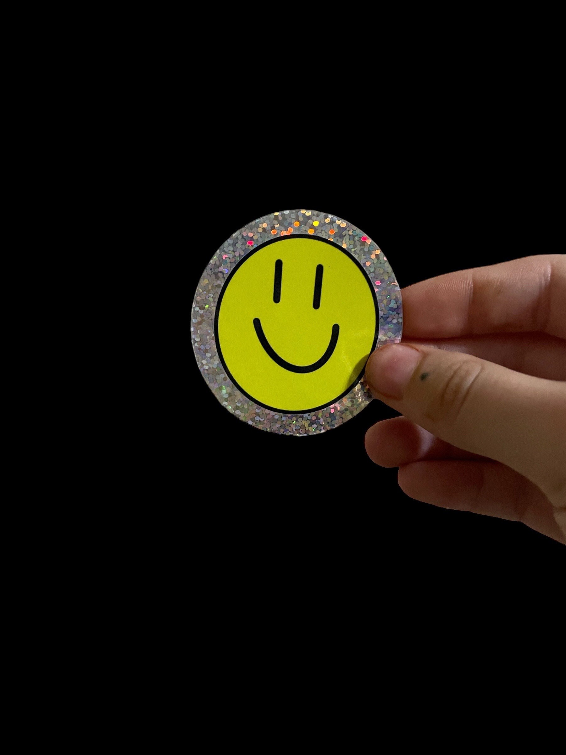 Smiley Face Sticker Smiley Faces Stickers Cute Accessories - Etsy