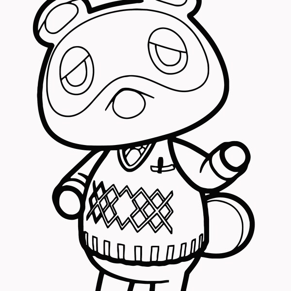 Tom Nook Svg - Etsy