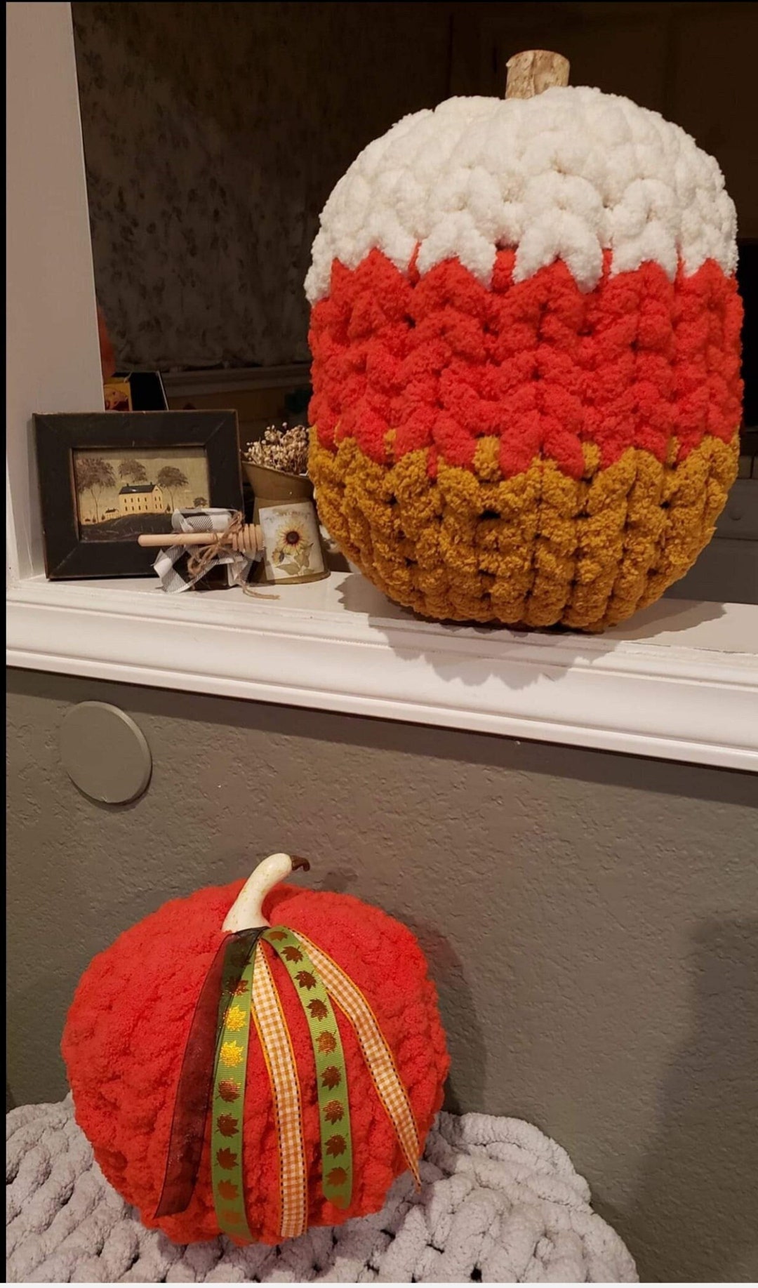 Handmade Chunky Yarn Pumpkins - Made to Order - Etsy