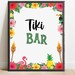 Mahalo Sign, Luau Mahalo Sign, Luau Favors Sign, Printable Luau Signs ...