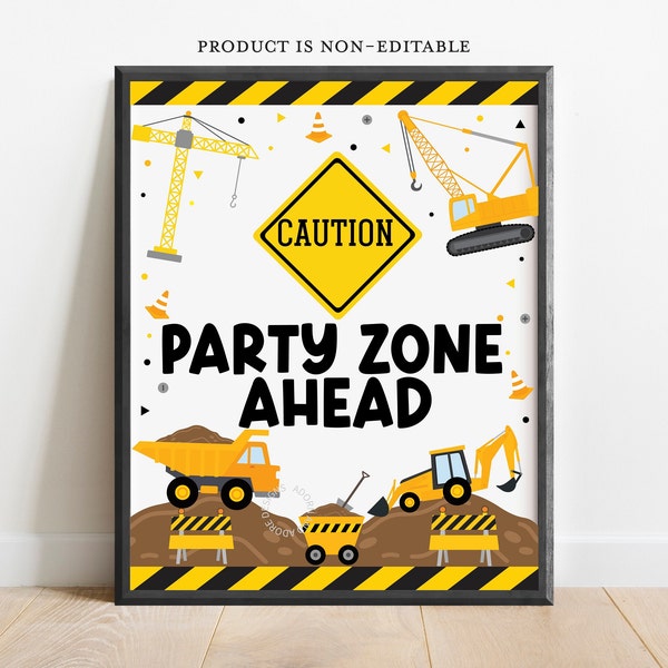 Party Zone Sign - Etsy