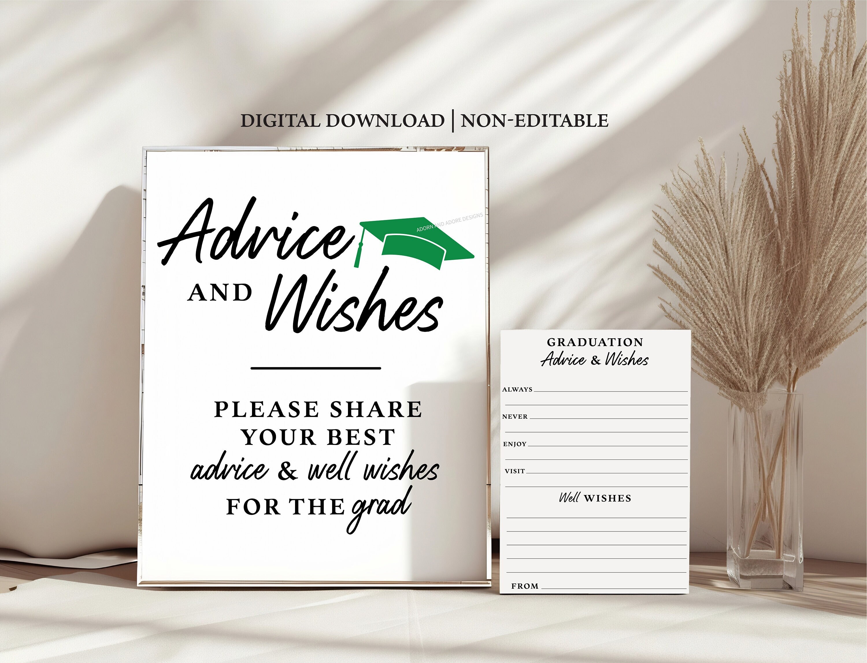 Graduation Advice and Wishes, Graduation Advice Sign, Graduation Advice ...