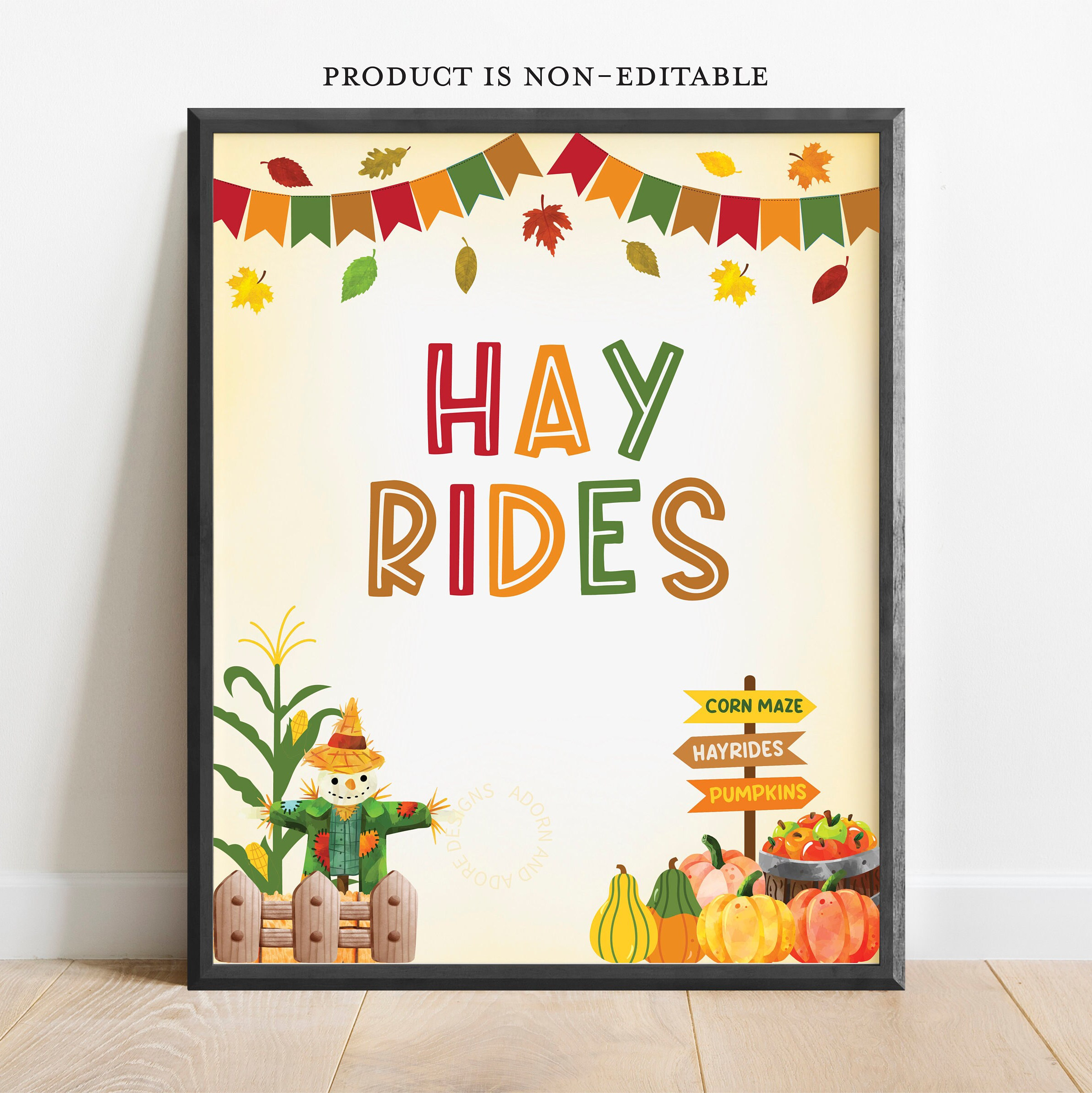 Hay Ride Sign