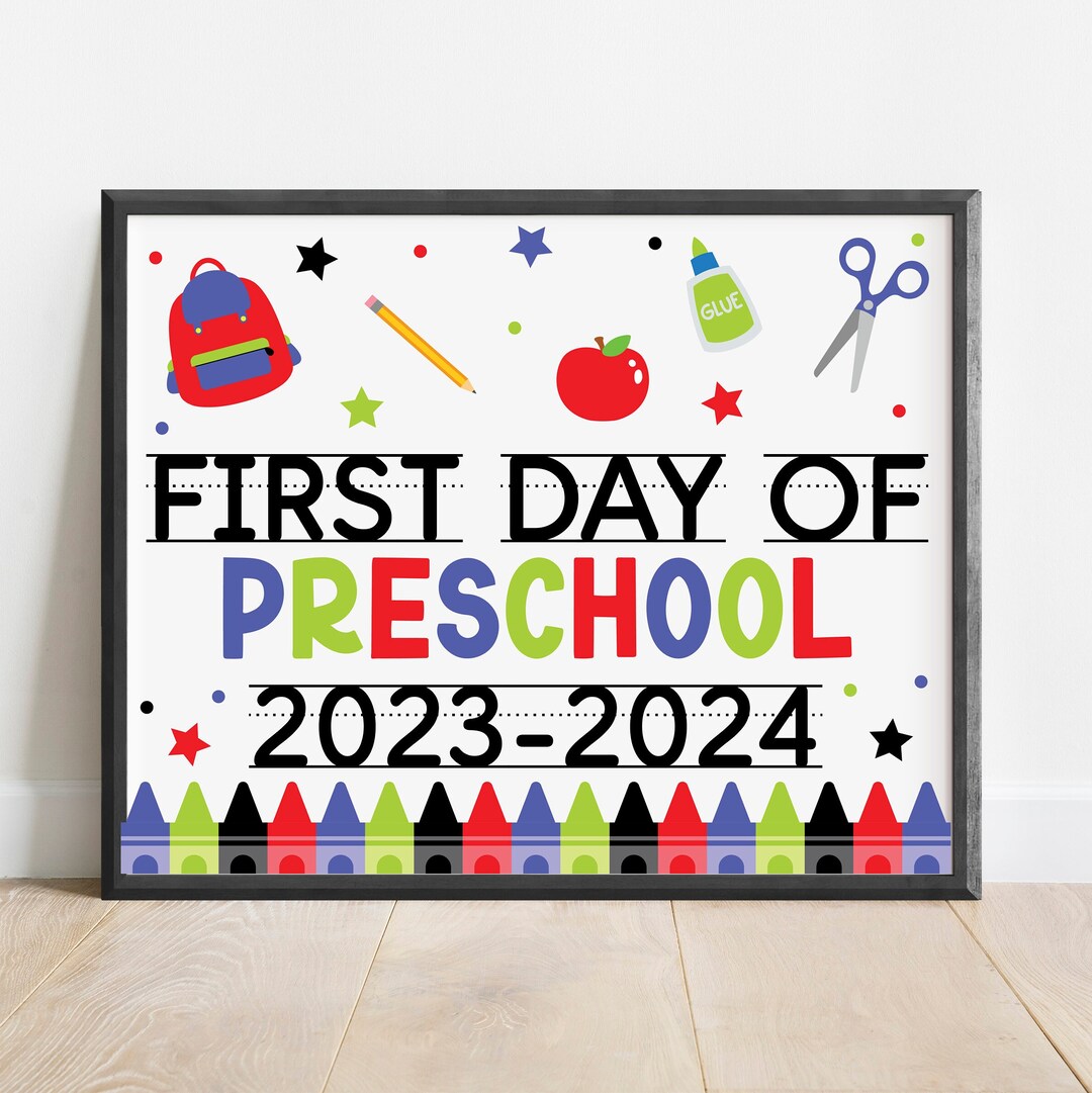 First Day Of Preschool Sign Printable First Day Of Preschool Etsy first-day-of-preschool-sign-printable-first-day-of-preschool-etsy
