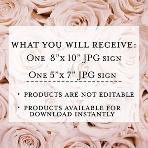 Our Gift to You Sign, Printable Our Gift to You Sign, Wedding Favors ...