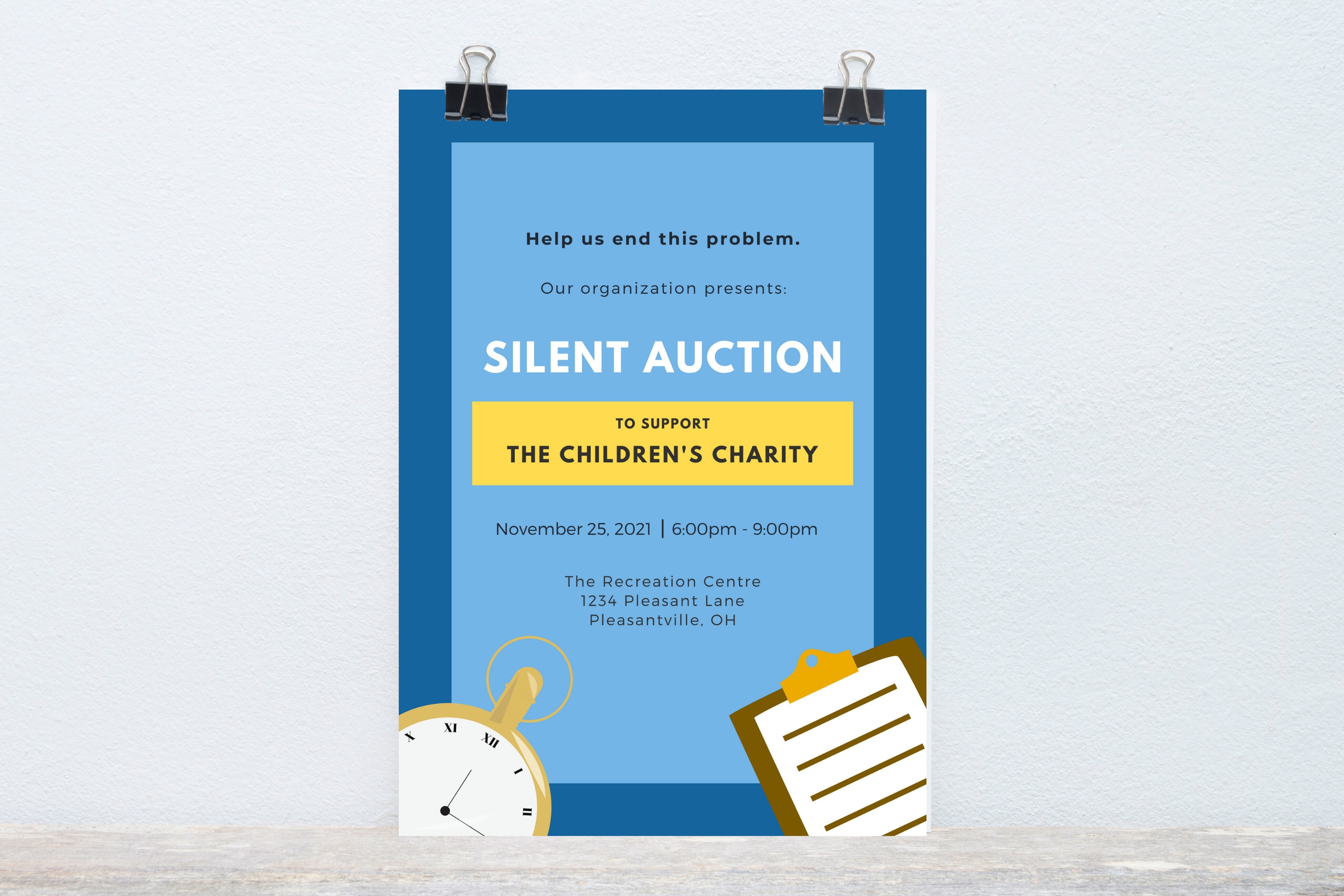 Silent Auction Flyers