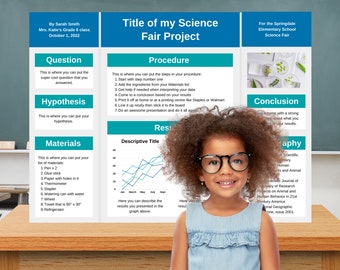 Science Project Poster Template