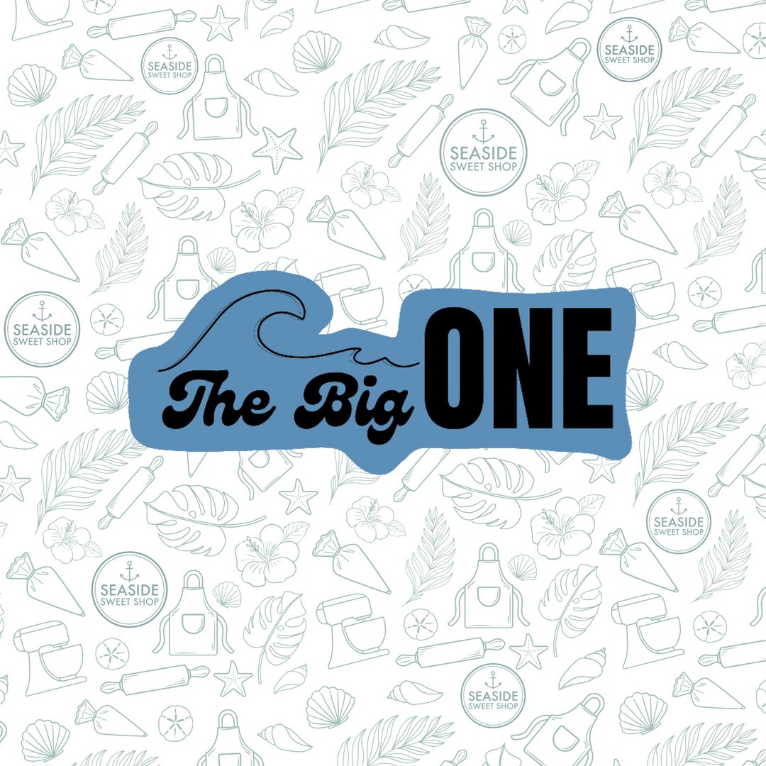 The “big ONE” Text Cookie Cutter - STL Download - Etsy